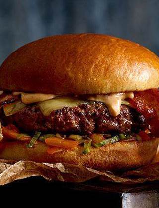 Recipe: Korean Inspired Kimchi Burger on Gourmet Brioche Bun | Americana