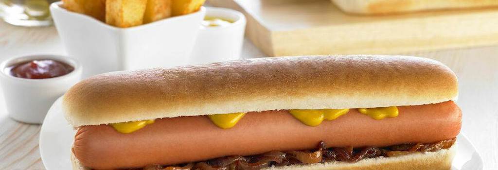 8.5” Jumbo Hot Dog Roll, Side Sliced | Americana